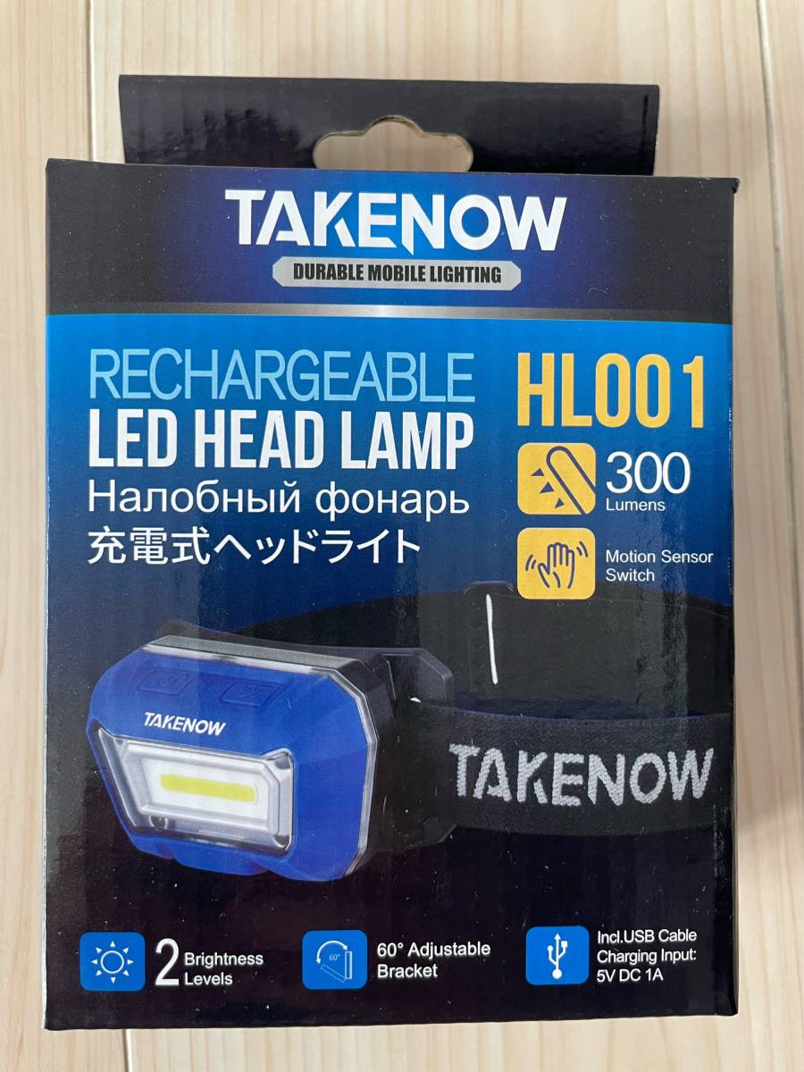 【未使用】新品・未使用 テイクナウ(TAKENOW) LEDヘッドランプ HL001 USB充電式 送料無料 の落札情報詳細 - ヤフオク落札 ...