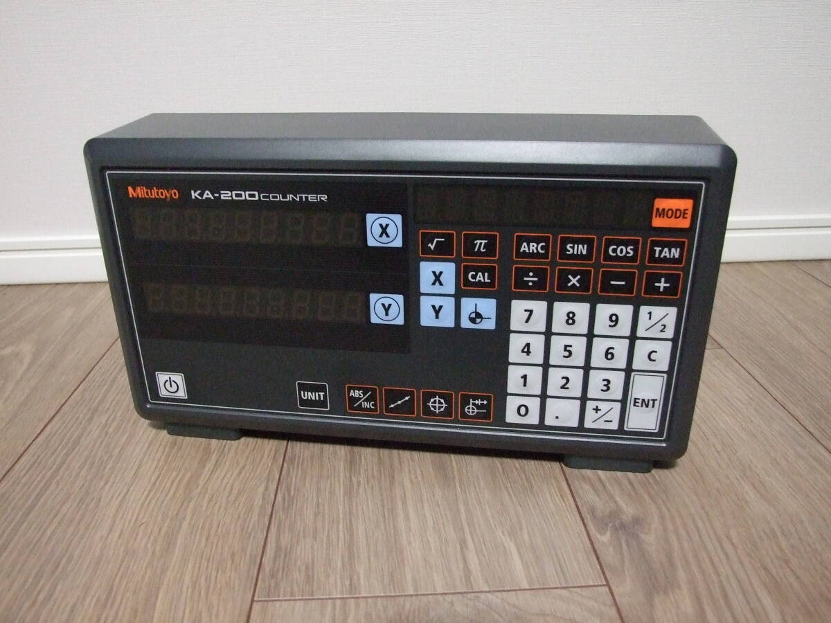 【やや傷や汚れあり】★ ミツトヨ(Mitutoyo) リニヤスケール用カウンター KA-213 ★ ミツトヨ リニアスケール AT103 Mitutoyo LINEAR SCALE (X,Y ...