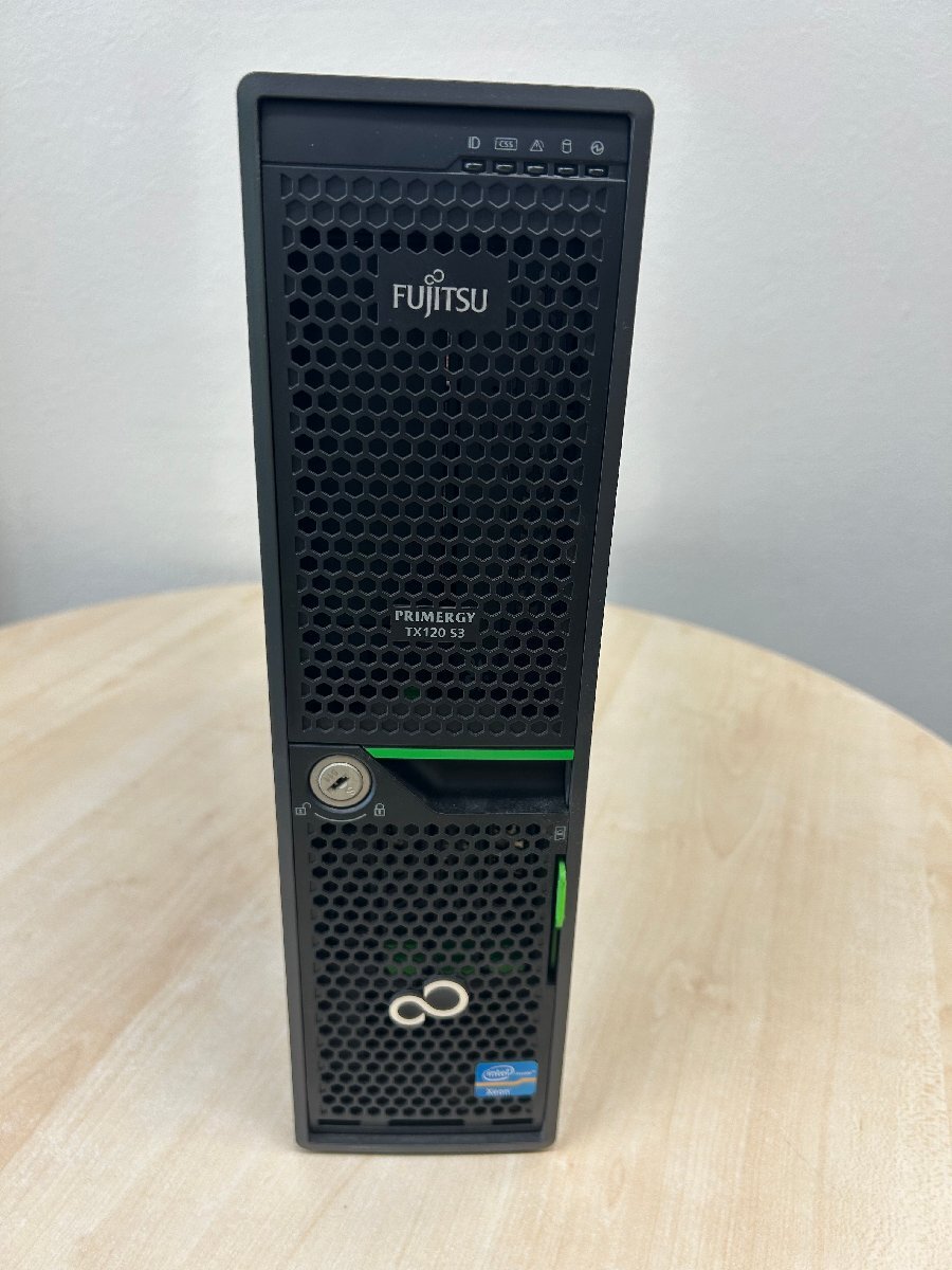 【傷や汚れあり】【中古品・BIOS起動確認済】 Fujitsu PRIMERGY TX120 S3 E3-1220 V2 / 8GB ...