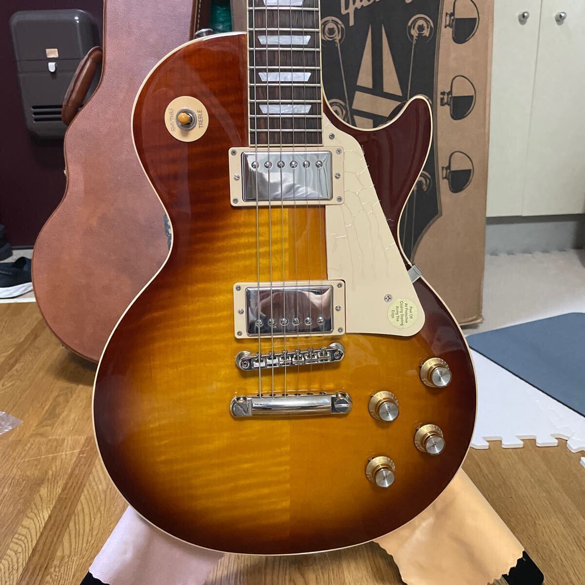 【目立った傷や汚れなし】Gibson Les Paul Standard 60s Iced Tea ギブソン スタンダード アイスティー サンバースト 2022年製 ハードケース付きの落札情報 ...