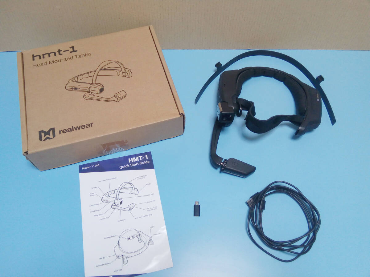 【目立った傷や汚れなし】RealWear HMT-1 T1100G 防水 現場作業用 工業用スマートグラス 音声制御 ☆ 動作確認済み ☆の ...