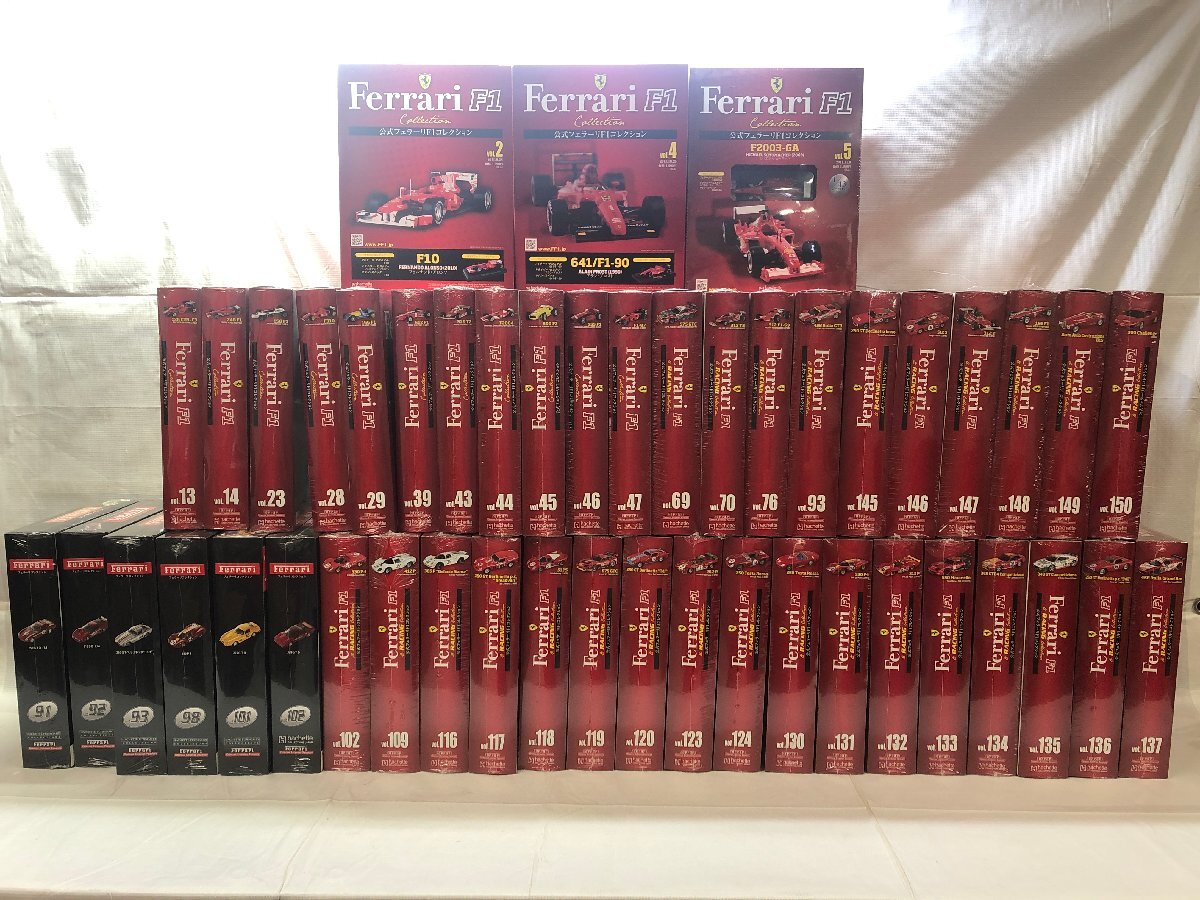 【やや傷や汚れあり】1円～ 備考あり アシェット 公式 フェラーリ フェラーリF1コレクション 47点まとめ Ferrari ミニカー 1/ ...