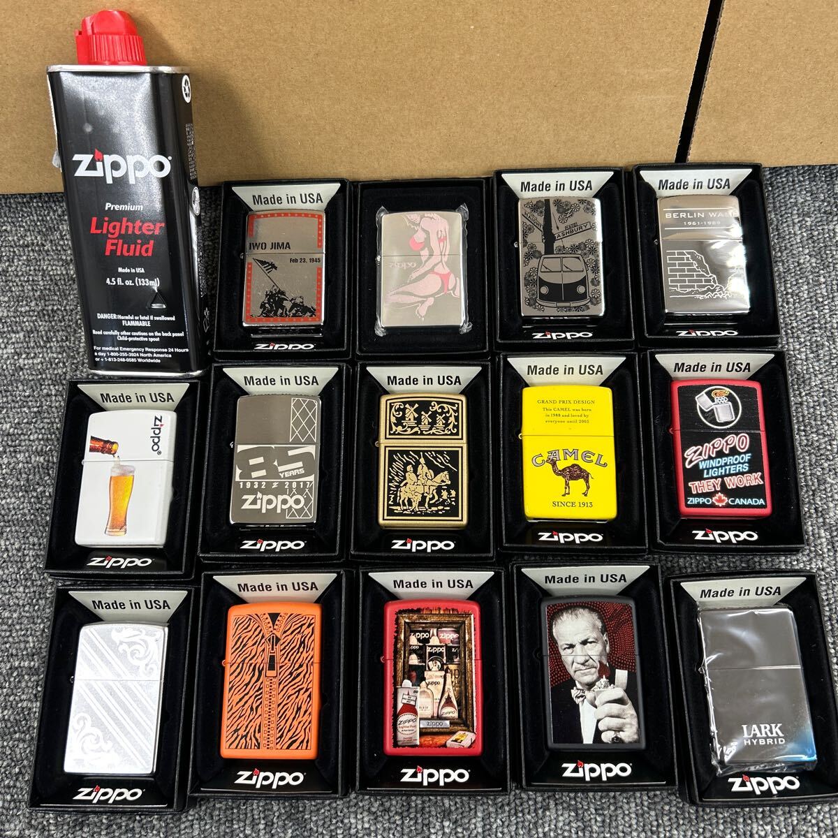 【やや傷や汚れあり】20. ZIPPO ジッポー 14点 まとめ売り 箱あり ＋オイル オイルライター 喫煙具の落札情報詳細 - ヤフオク落札価格検索 オークフリー