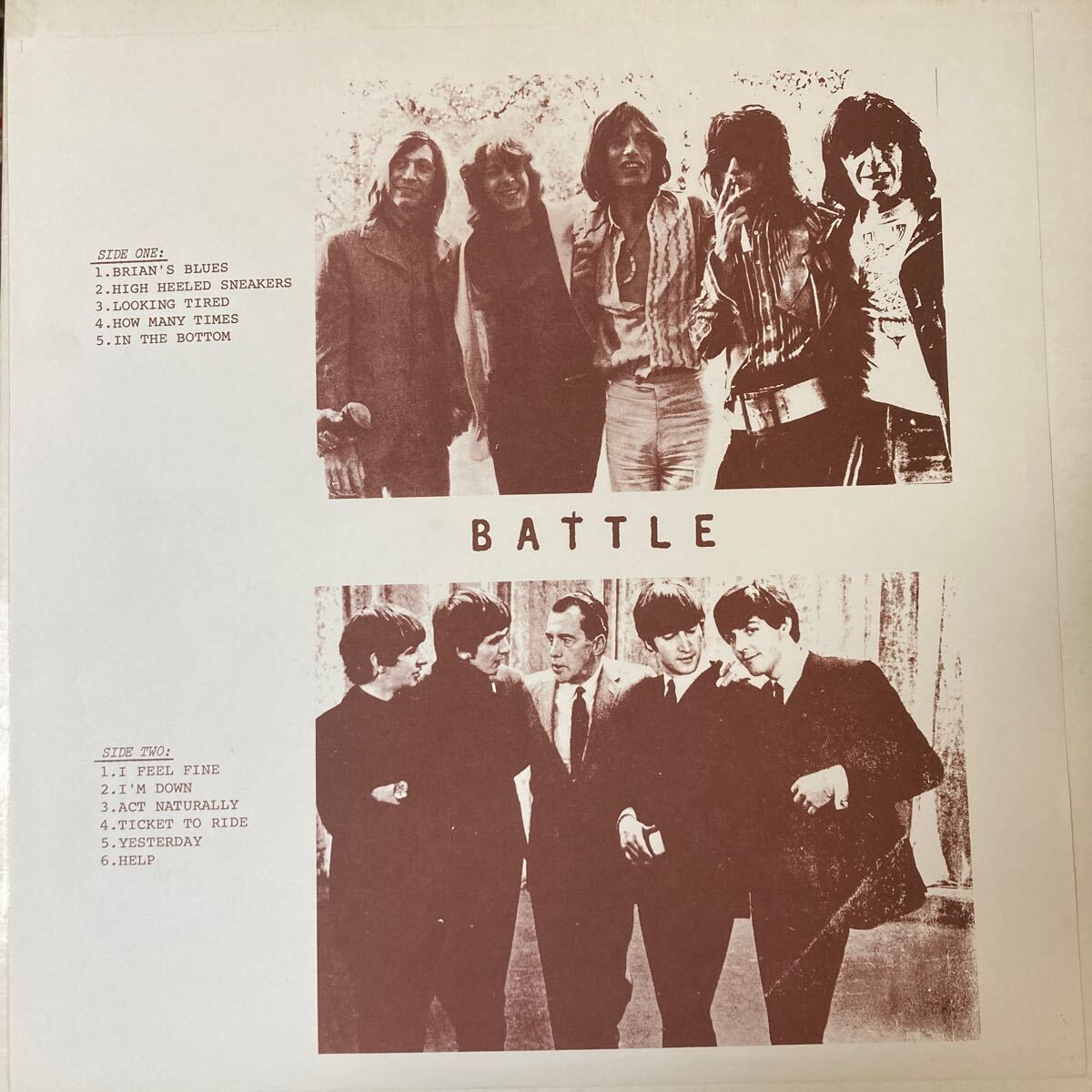【やや傷や汚れあり】ROLLING STONES ローリング・ストーンズ BEATLES ビートルズ / BATTLE 洋楽 LP レコード ...