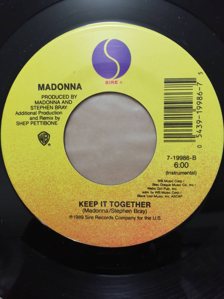 【傷や汚れあり】希少 8cm CD single シングル Madonna マドンナ KEEP IT TOGETHER キープ・イット ...