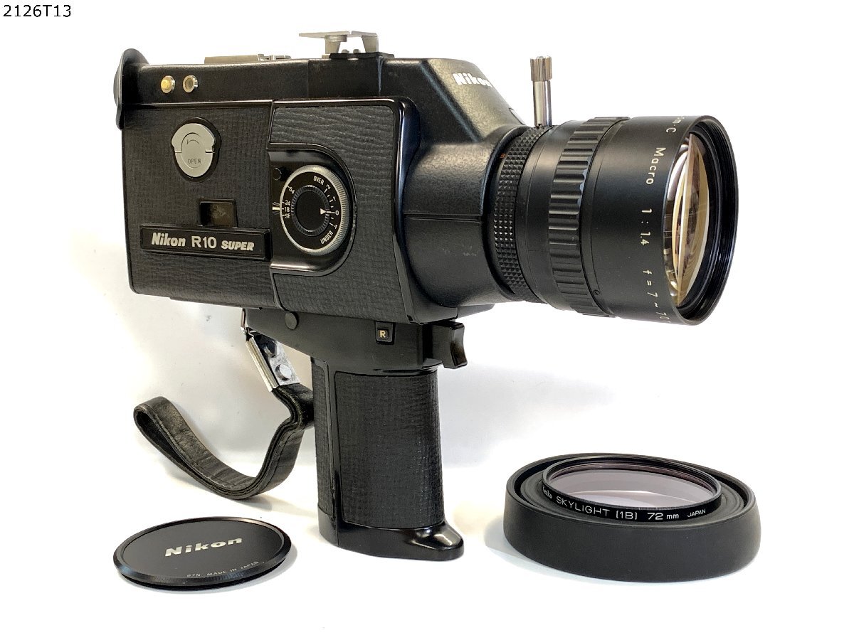 【傷や汚れあり】Nikon ニコン R10 SUPER Cine-NIKKOR Zoom・C Macro 1:1.4 f=7-70mm 8ミリ シネカメラ フィルムカメラ 2126T13-14 ...