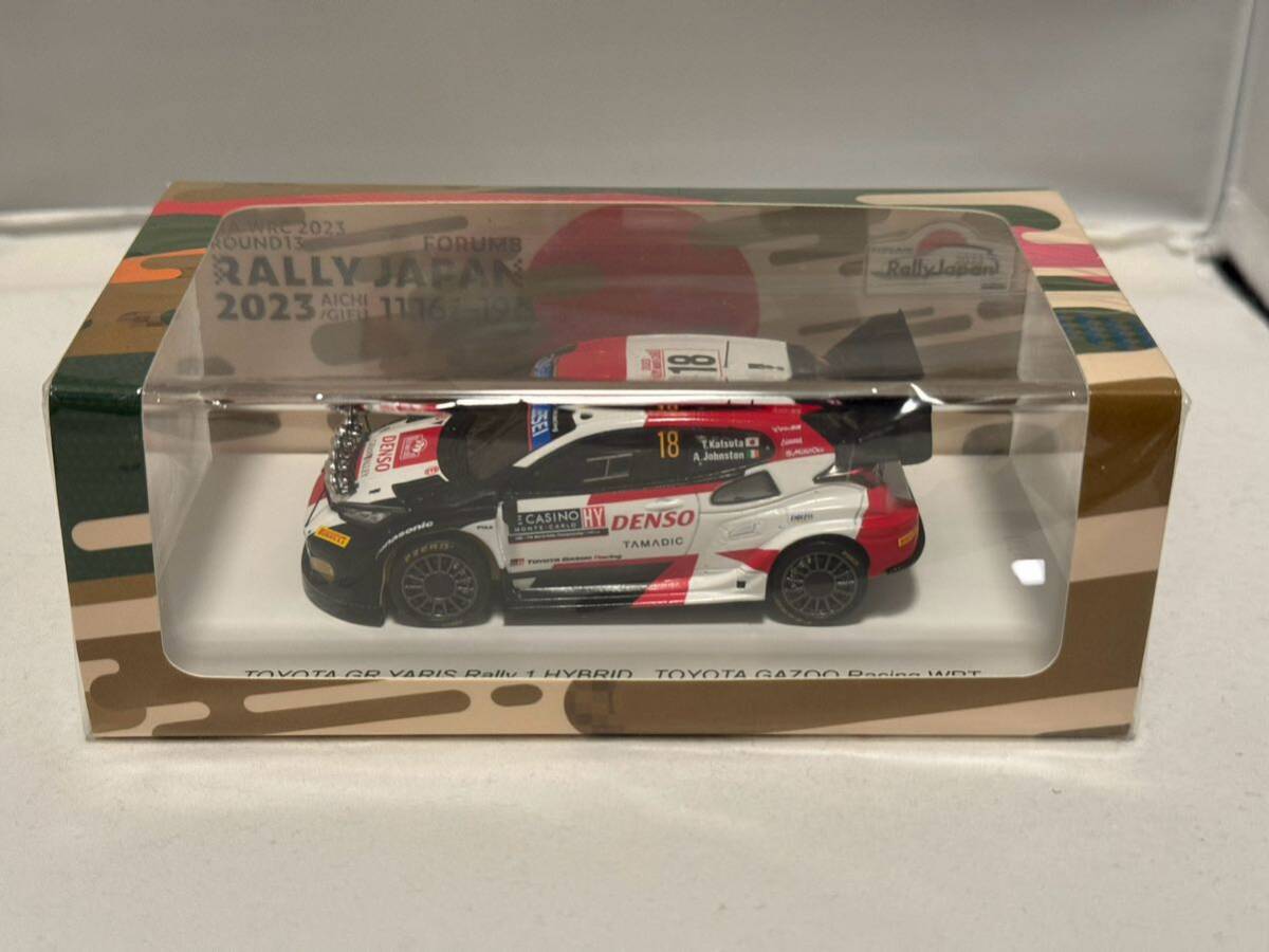 【未使用】WRC Rally Japan 2023 限定 1/43 TOYOTA GR YARIS Rally1 No.18 2023 勝田 ...