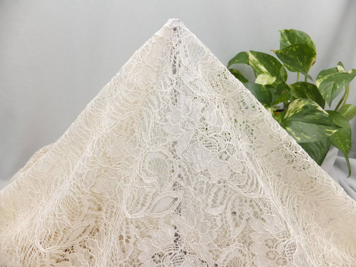 【未使用】新入荷！掘り出し品！日本製！高級ブランド オリジナル！なかなか手に入らない！コードレース！N50％R50％！108cm巾×3mの落札 ...