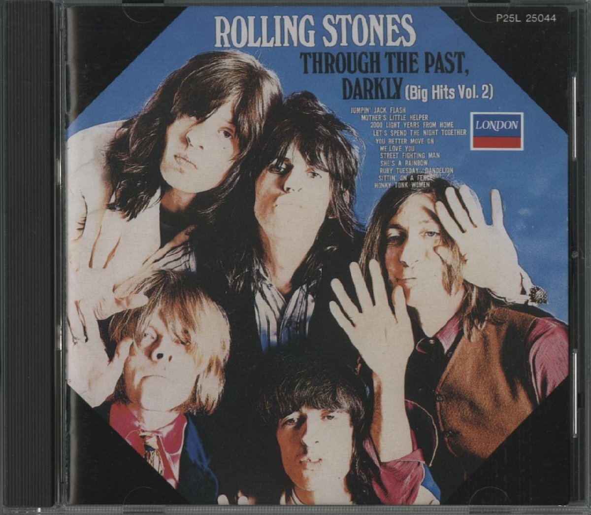 【傷や汚れあり】 カセットテープ ローリング・ストーンズ Rolling Stones『Through The Past Darkly (Big Hits Vol.2)』デッカ時代シングル第2 ...
