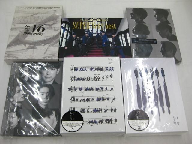 【やや傷や汚れあり】【中古品 同梱可】 V6 For the 25th anniversary 初回盤A Very 6 BEST/STEP 初回盤A B 他 DVD Blu-ray 6点グッズ ...