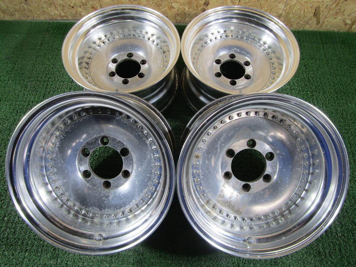 【中古】【6466】極太 深リム MOZZER 16インチ 9J －15 PCD150 ホイール4本の落札情報詳細 - Yahoo ...