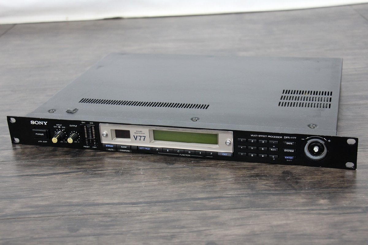 【傷や汚れあり】【行董】SONY ソニー DPS-V77 MULTI-EFFECT PROCESSOR マルチエフェクトプロセッサー 90年代 ...