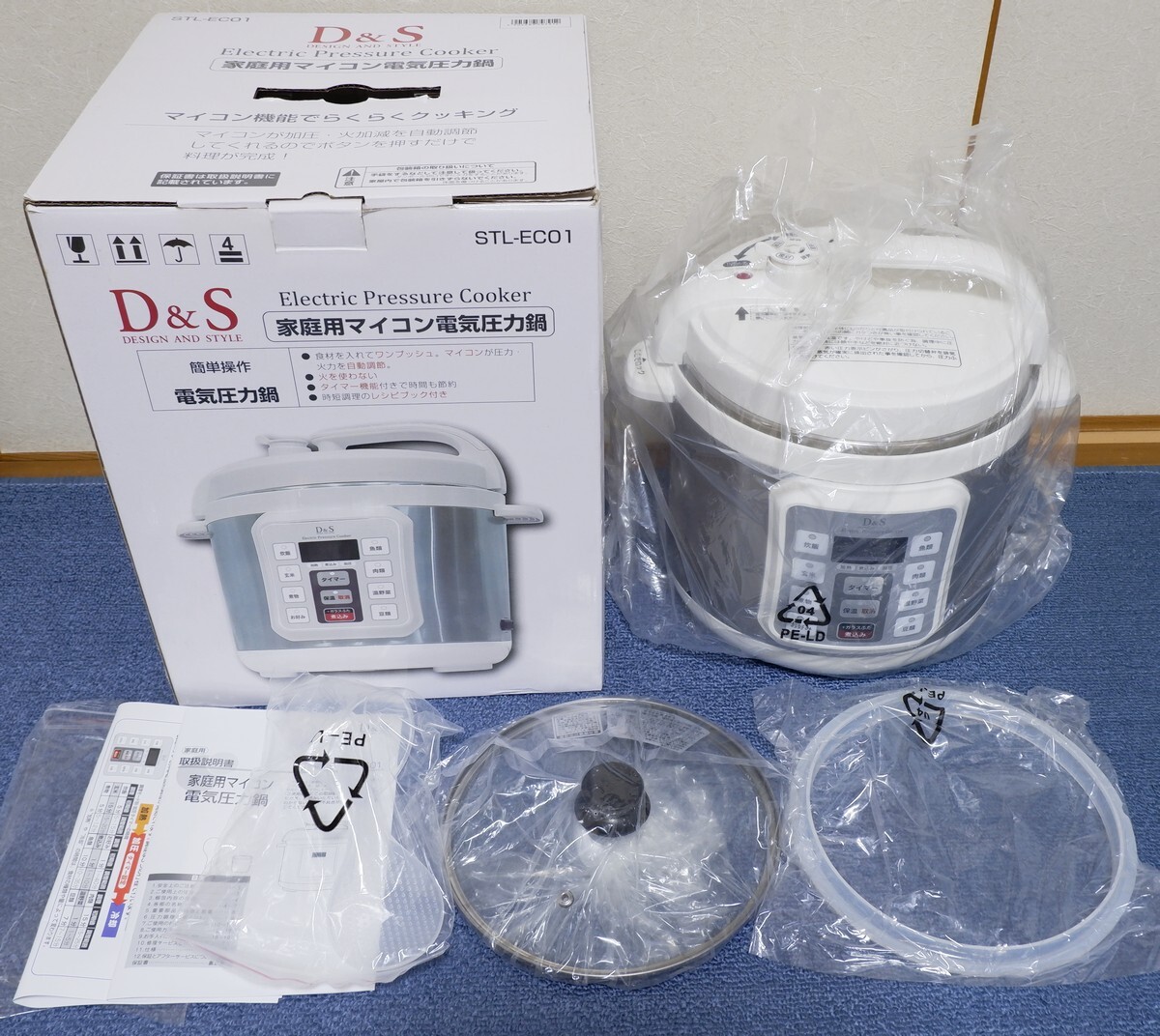 【未使用に近い】【未使用】D&S 電気圧力鍋 4.0L STL-EC01の落札情報詳細 - Yahoo!オークション落札価格検索 オークフリー