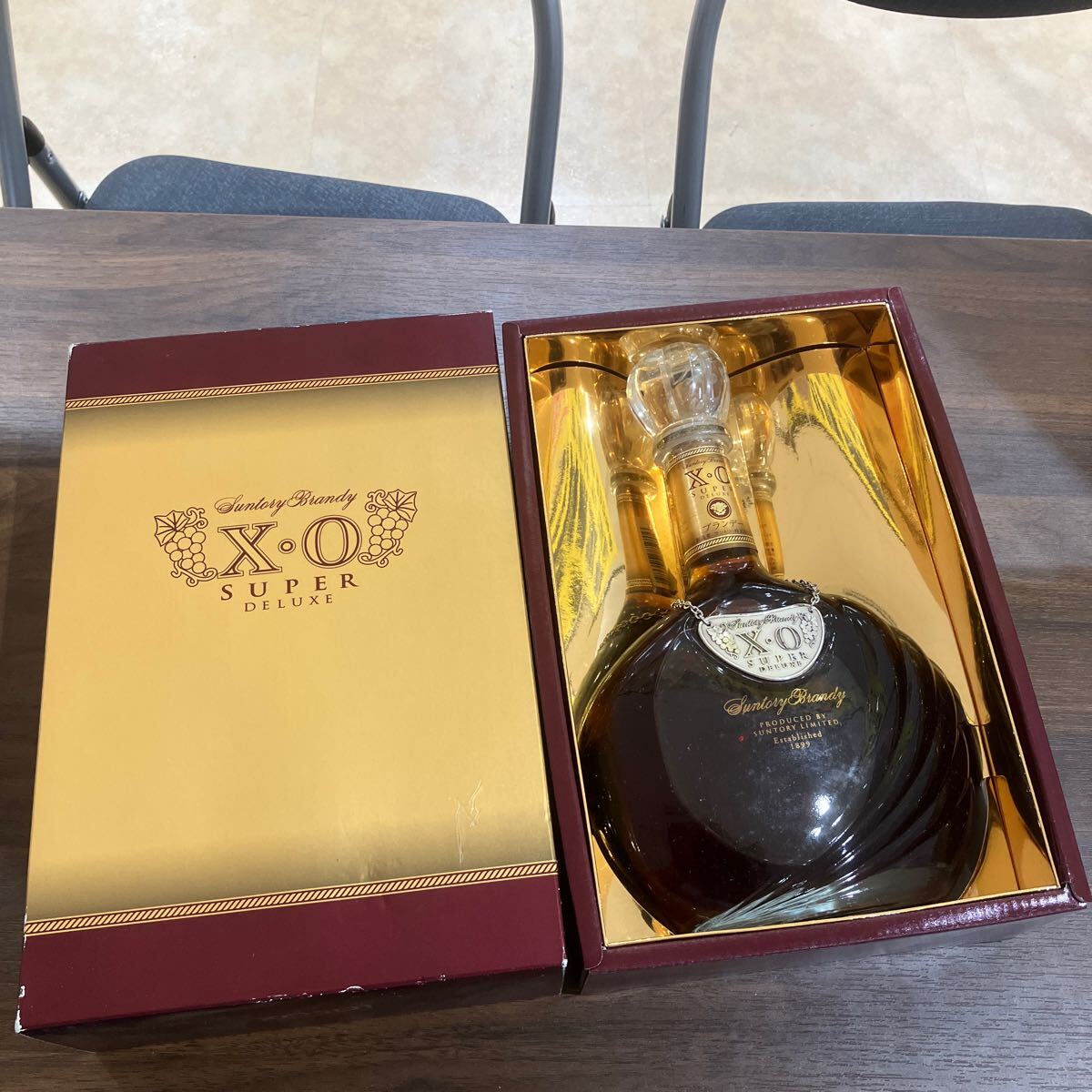 【未使用に近い】【E/H9068】 Suntory Brandy XO SUPER DELUXE 700ml 40% サントリー ブランデー ※東京都限定配送の落札情報詳細 - ヤフオク落札 ...
