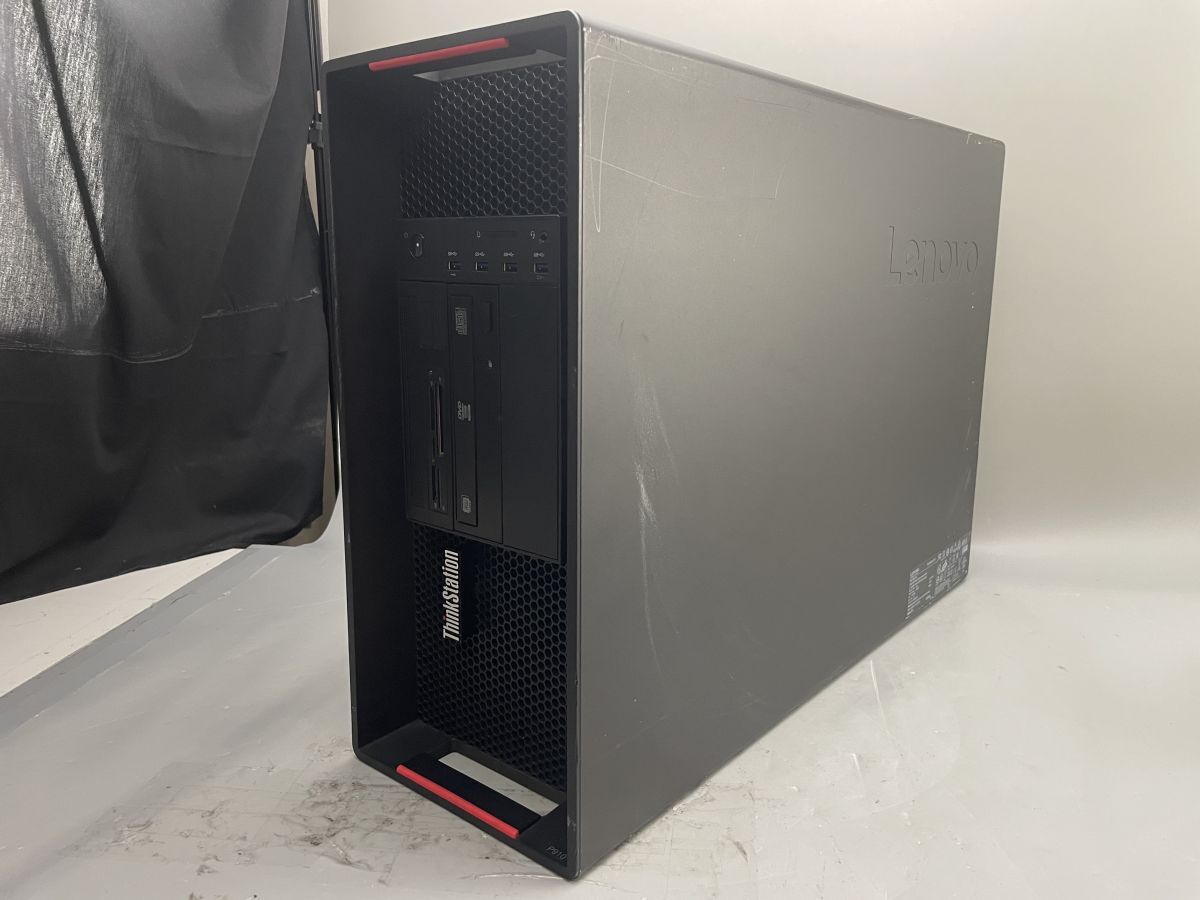 【傷や汚れあり】★1円スタート★Lenovo ThinkStation P910 Xeon E5-2643 V4 64GB SSD新品 ...