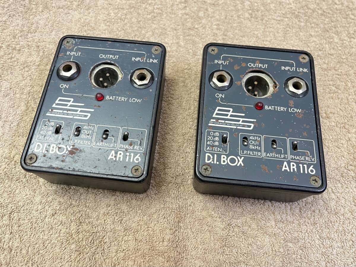 【傷や汚れあり】（傷多い）BSS AR116/AR117 ファンタム電源 ダイレクトボックス 2台セットの落札情報詳細 - Yahoo ...