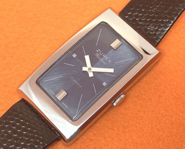 【やや傷や汚れあり】☆ビンテージ 長方形 ZUREX 手巻き ステンレスケース /オールオリジナル/稼動極美品の落札情報詳細 - ヤフオク落札 ...