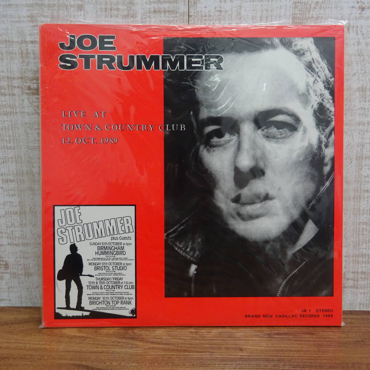 【目立った傷や汚れなし】 JOE STRUMMER LIVE AT TOWN&COUNTRY CLUB 12.oct.1989 レコード 美品 ...