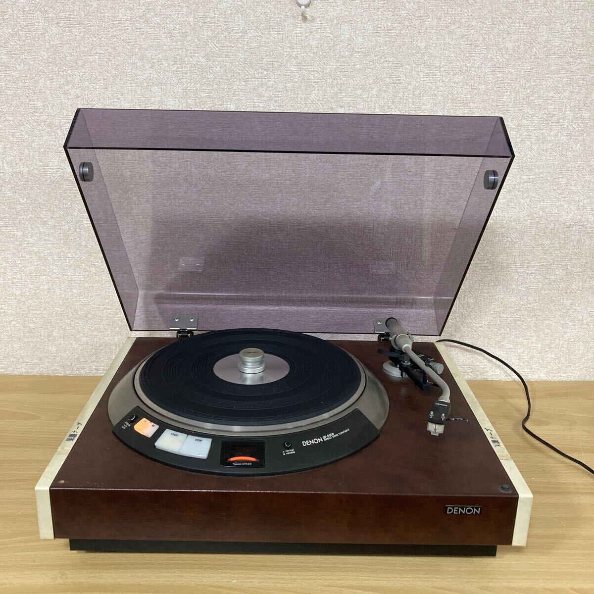【やや傷や汚れあり】DENON デノン デンオン DP-6000 クリーナー AMC-10 カートリッジ DA-307 ターンテーブル ...