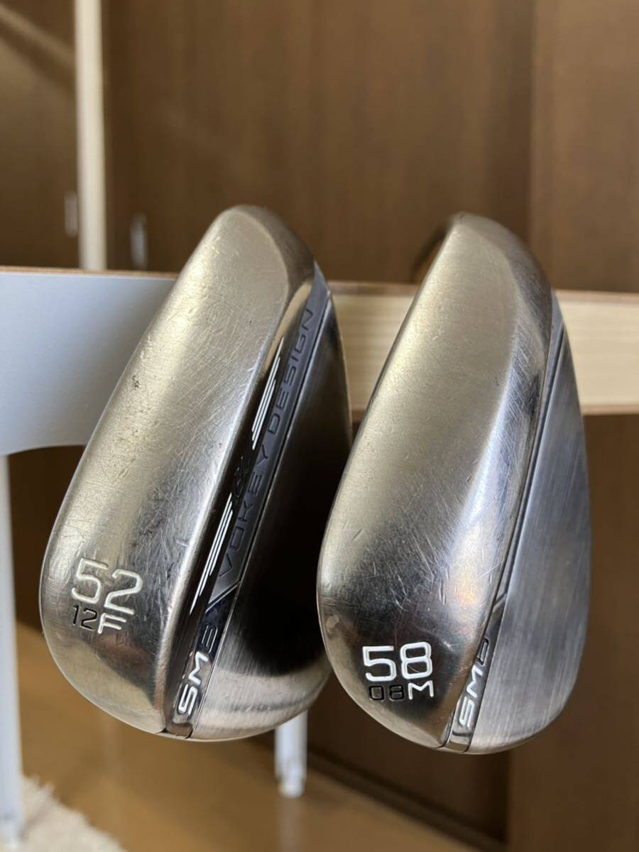 【傷や汚れあり】中古 タイトリスト ボーケイ SM8 52°-12F 58°-08M BV105 2本セット ブラッシュドスチールの落札情報詳細 - ヤフオク落札価格検索 オークフリー