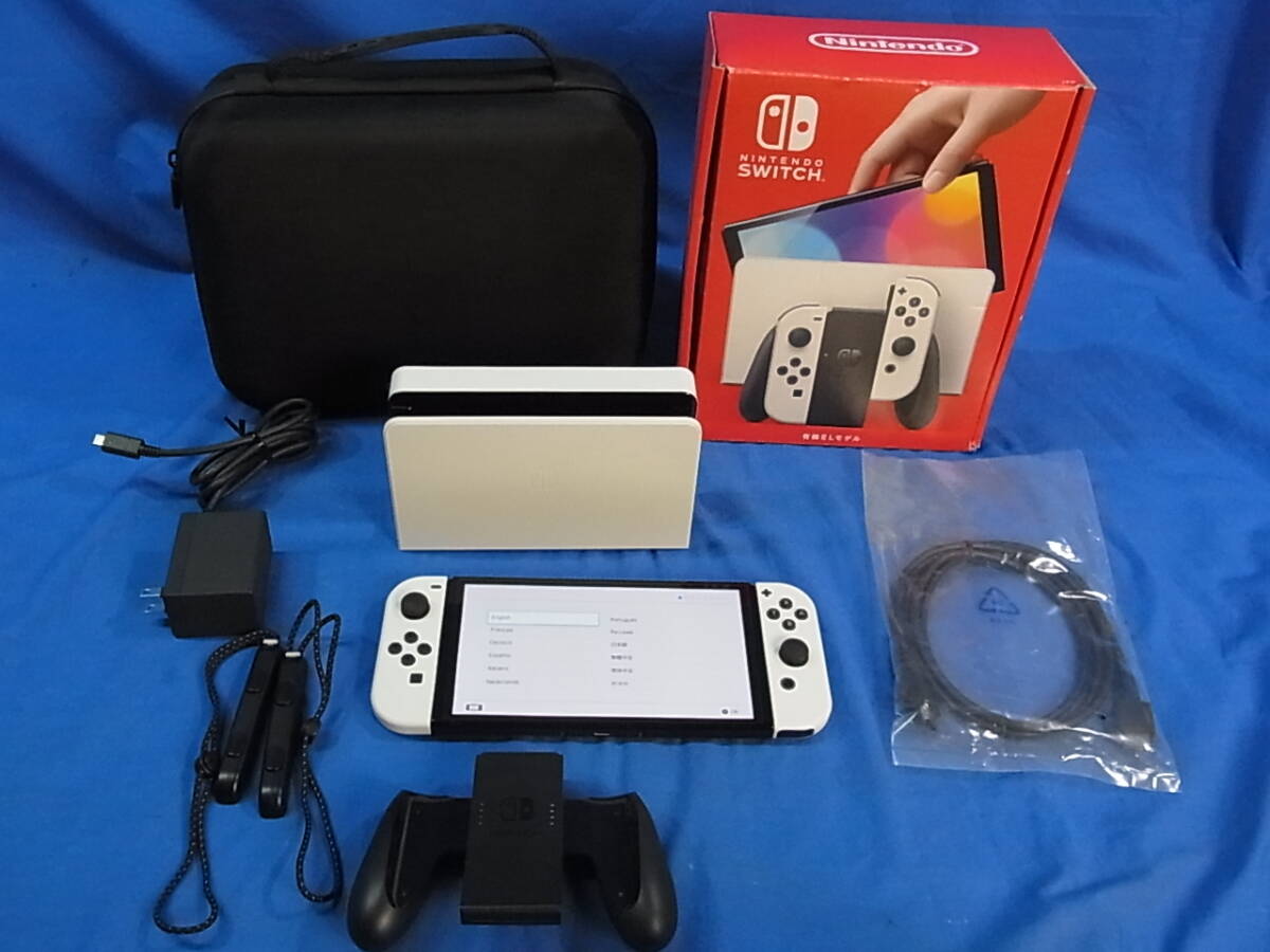 【やや傷や汚れあり】Nintendo Switch(有機ELモデル) Joy-Con(L)/(R) ホワイト(HEGSKAAAA)の落札情報詳細 - Yahoo!オークション落札価格検索 オークフリー
