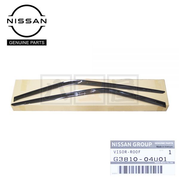 【未使用】日産 純正 ドアバイザー スカイライン GT-R R32 BNR32 ECR32 ER32 HCR32 HNR32 HR32 YHR32 2ドア クーペ 本物 未使用 G3810 ...