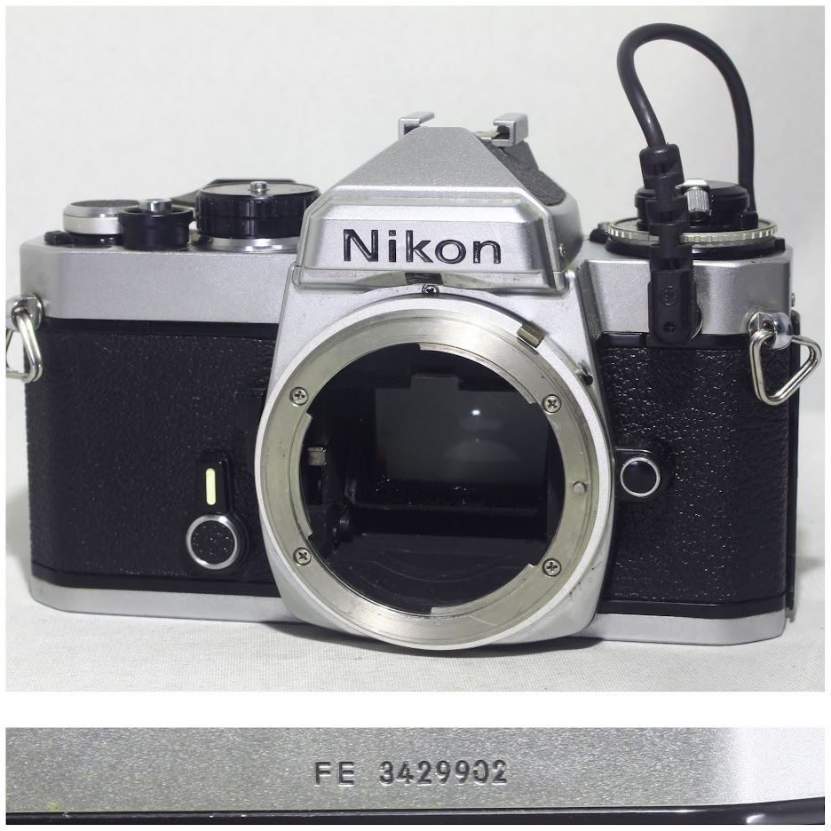 【目立った傷や汚れなし】B704 美品/MF-12付 Nikon ニコン FE シルバーボディの落札情報詳細 - Yahoo!オークション落札 ...