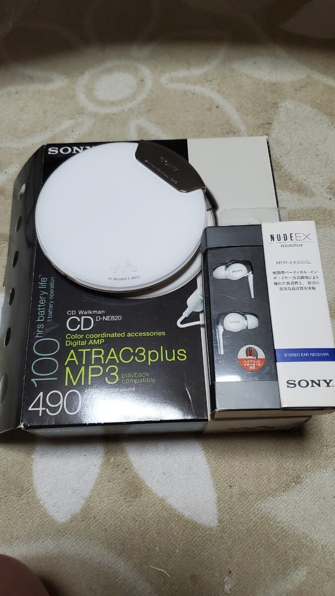 【中古】SONY/ソニー D-NE820 CD WALKMAN Atrac3plus MP3の落札情報詳細 - Yahoo!オークション落札 ...