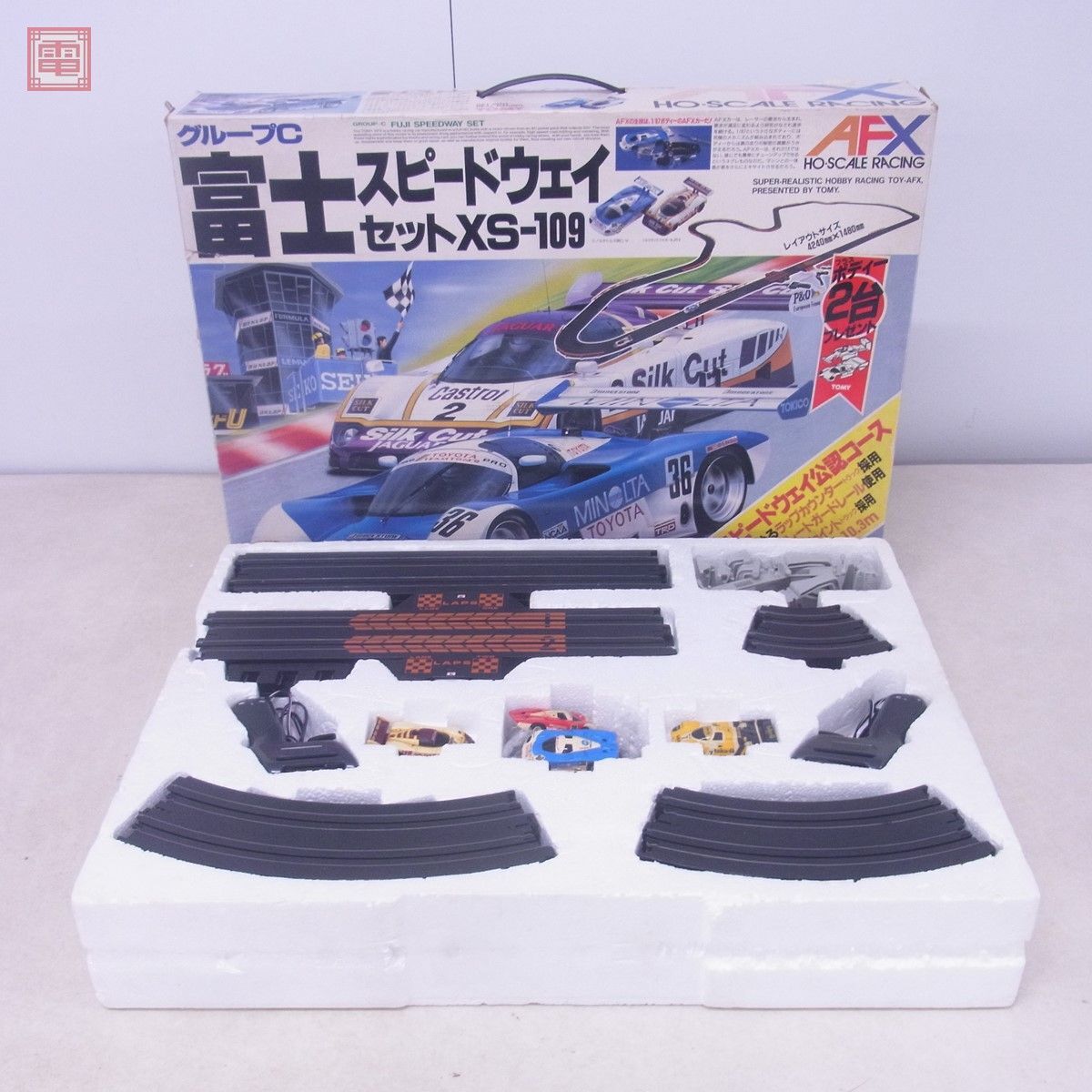 【目立った傷や汚れなし】 【売り切り】TOMY トミー スロットカー コースセット AFX グループC ロングランスピードウェイセット XS-102 元箱付 当時物の落札情報詳細 ...