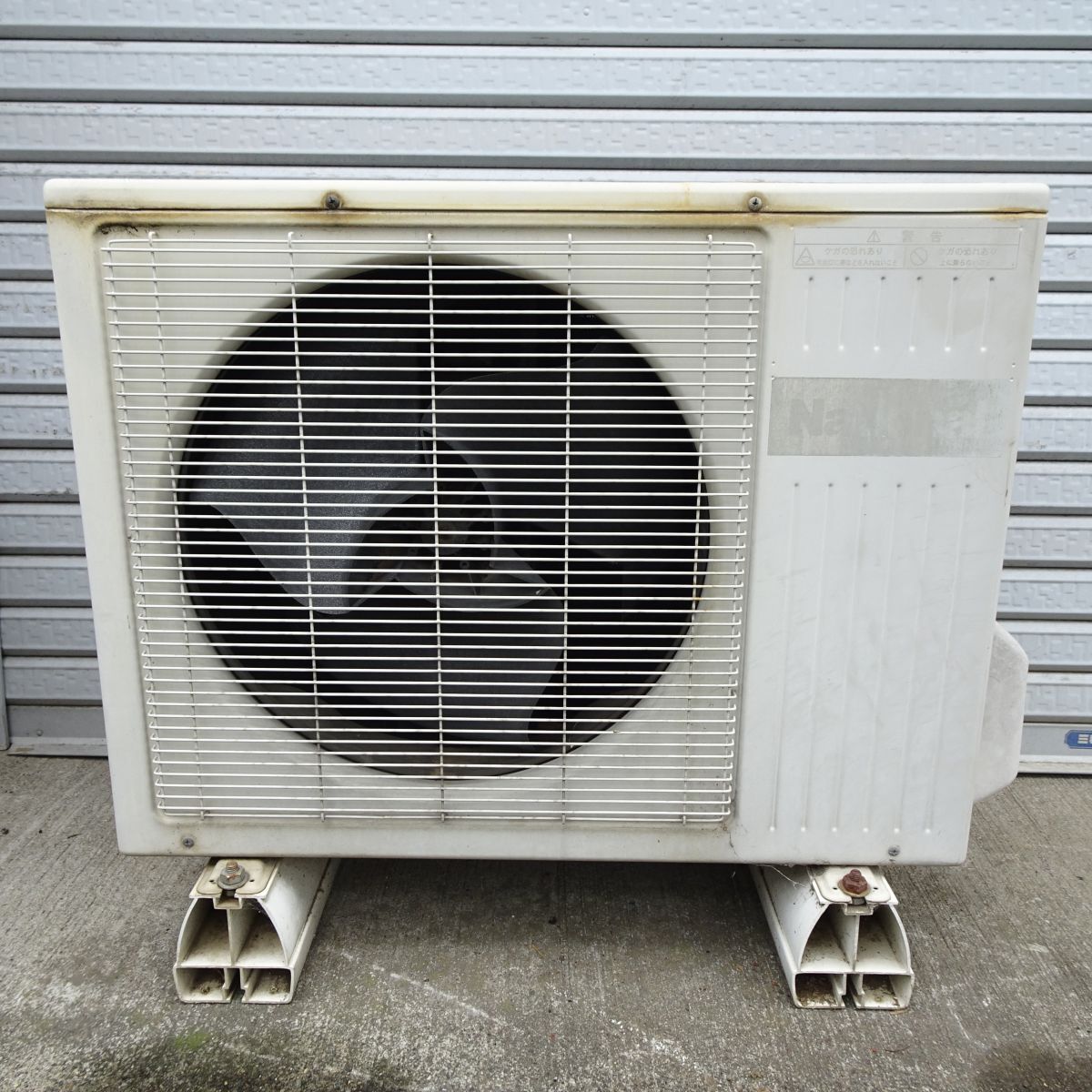 【全体的に状態が悪い】tykh 1517-1 299【家財便Cランク】ジャンク National ナショナル ルームエアコン室外機 CU-25FAA セパレート形室外ユニット 2001年製の ...