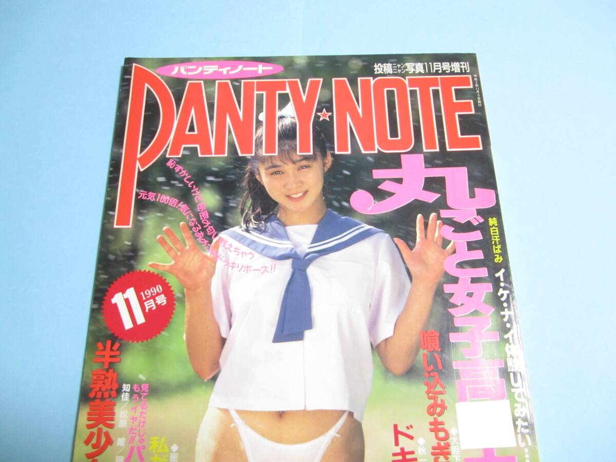 【やや傷や汚れあり】☆投稿ニャンニャン写真増刊『 パンティノート 1990年11月号 』 小暮千絵/片桐綾 コットン/サテン チア/体育/フルカラー 良品/レアの落札情報詳細 - Yahoo ...
