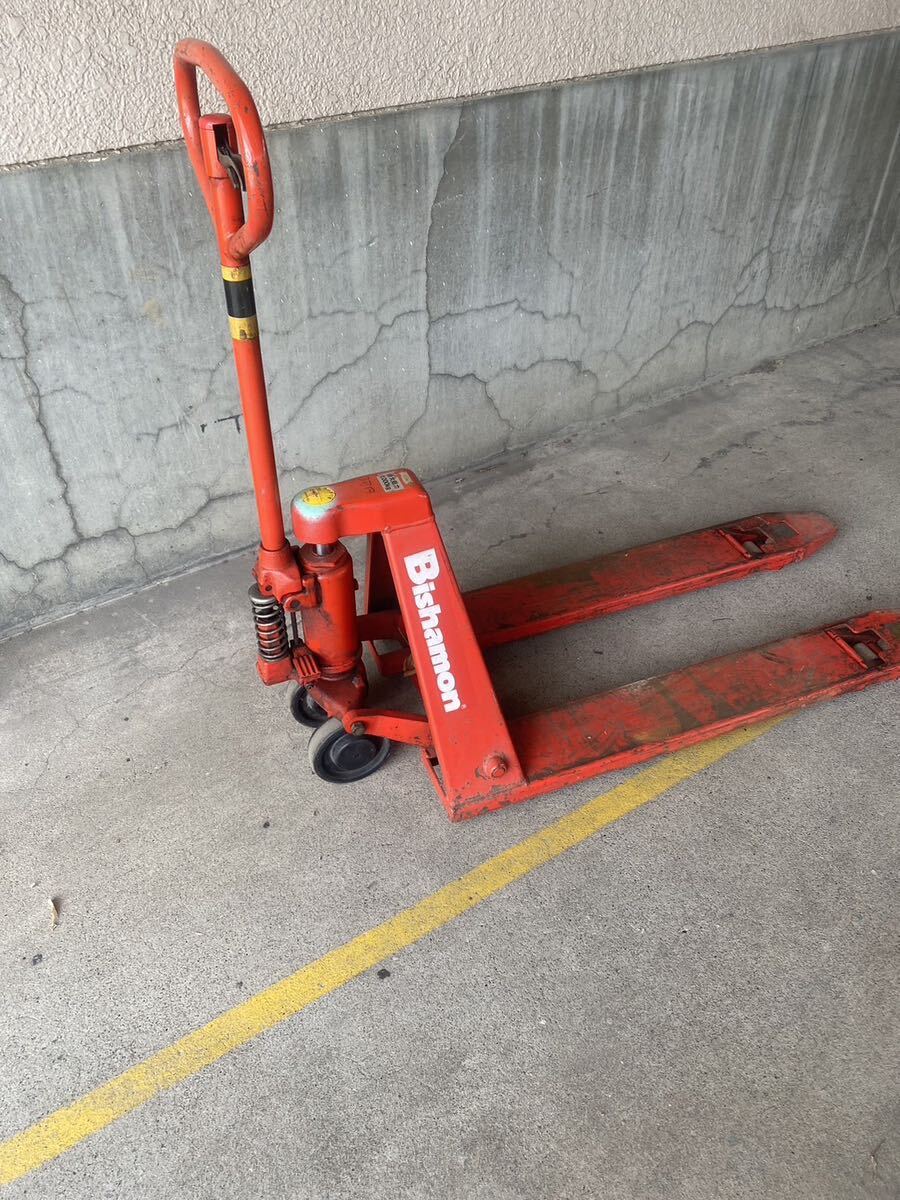 【やや傷や汚れあり】スギヤス Bishamon ビシャモン ハンドリフト BM10-L40 低床型 1000kg ハンドパレット ハンドリフター パレットトラック 直取限定埼玉県の落札情報詳細 ...