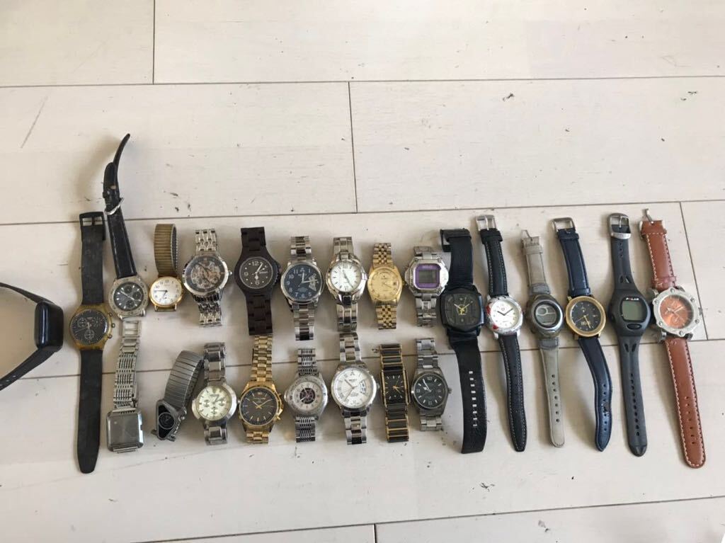 【傷や汚れあり】 1円スタート 腕時計 まとめ24点 VITAROSO COGU RESET DIESEL Swatch メンズ ウォッチの ...