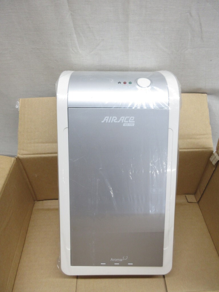 【未使用に近い】08Y032 【 保管・未使用品 】 KYC ファンレスエアークリーナー AIR ACE 品番：NS-100 空気清浄機 現状 ...
