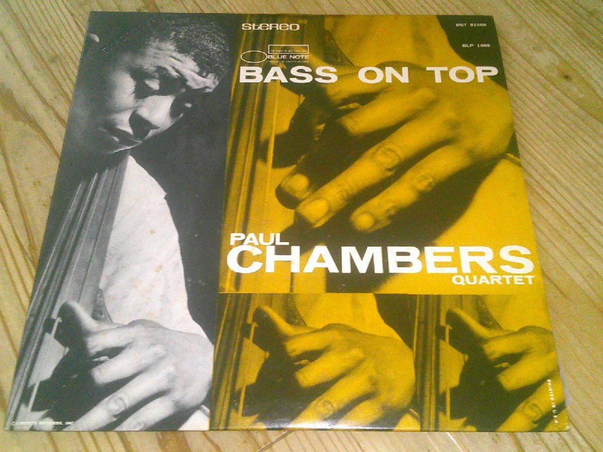 PAUL CHAMBERS SEXTET 「WHIMS OF CHAMBERS」 LP レコード BST 81534 青白 シュリンク ポール・チェンバース BLUE NOTE JAZZ ...