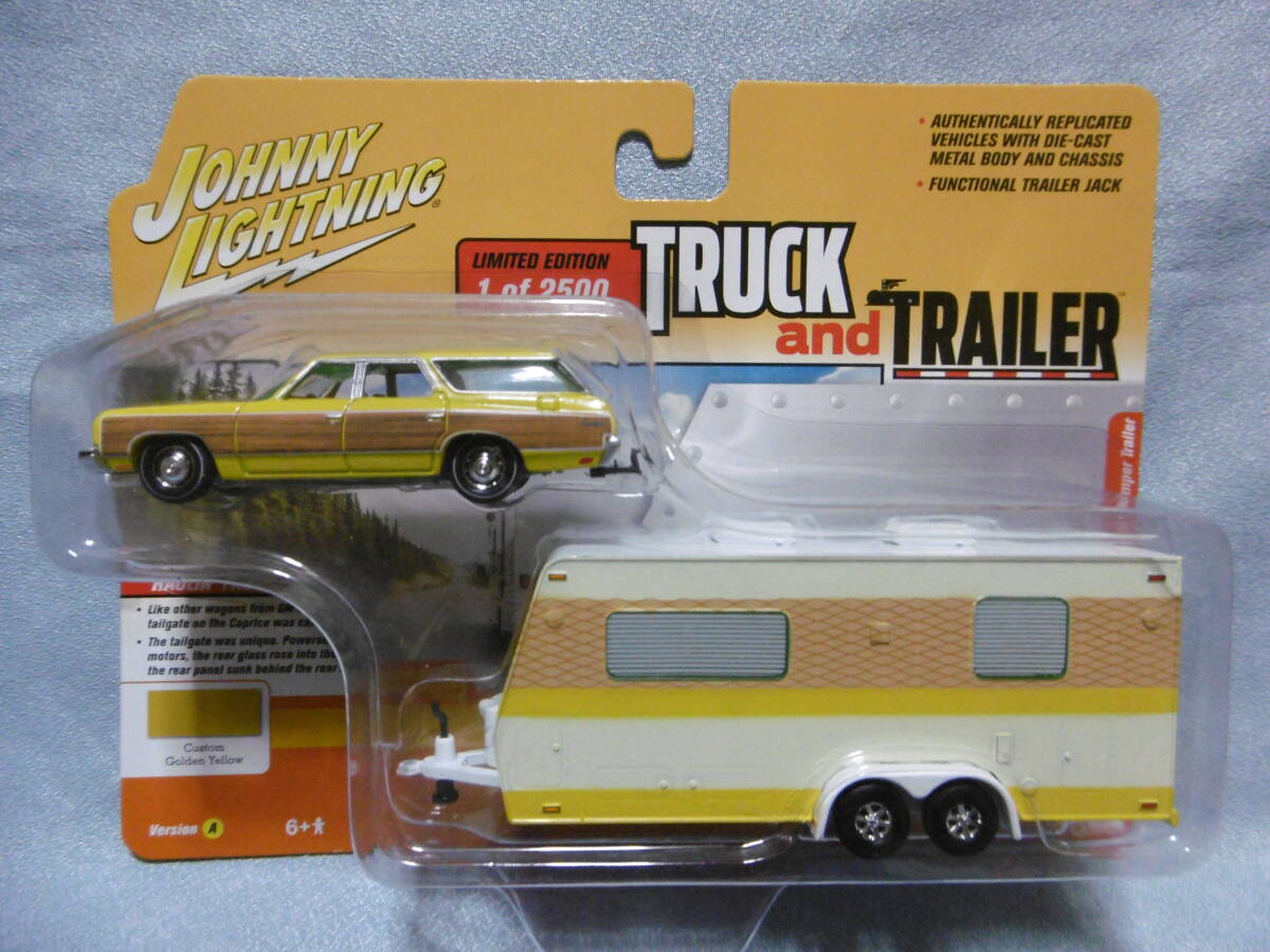 【未使用】未開封未使用品 JOHNNY LIGHTNING TRUCK and TRAILER 1973 Chevy Caprice ...