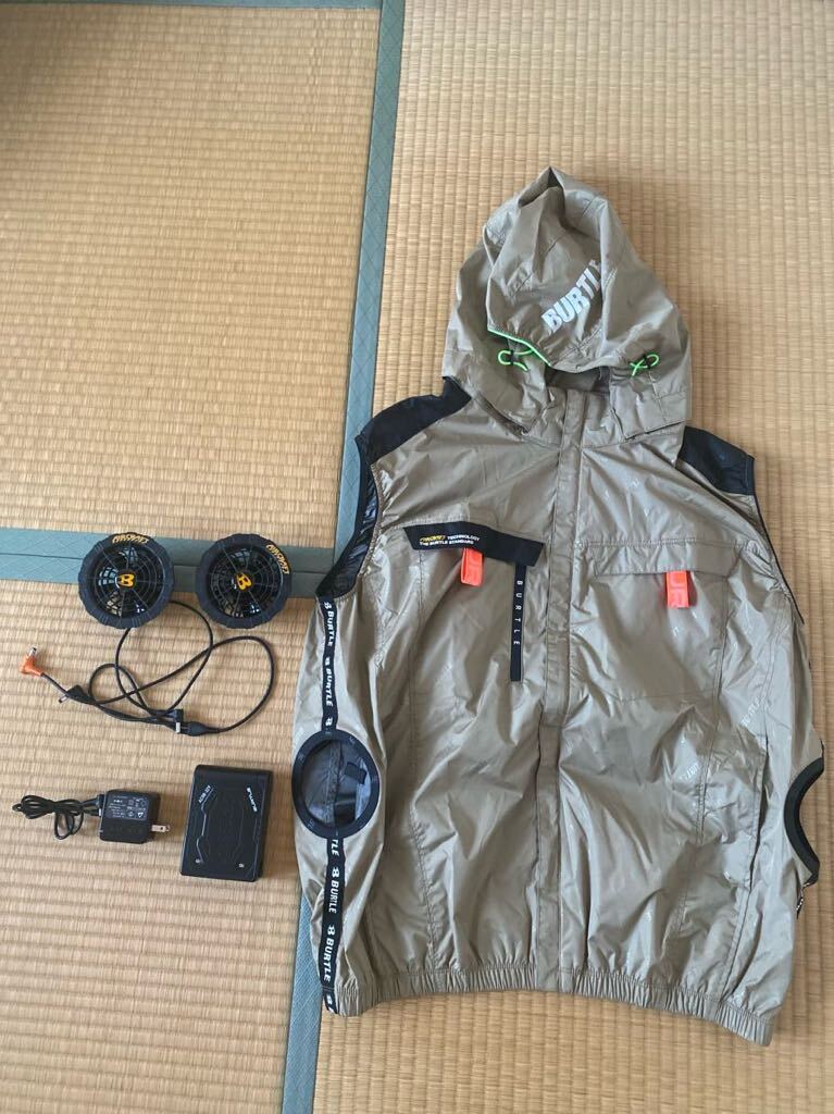 【目立った傷や汚れなし】BURTLE バートル 空調服ベストAC2024 サイズXXL サイドファン 22Vバッテリー ファンセットの落札情報詳細 - Yahoo!オークション落札価格検索 ...