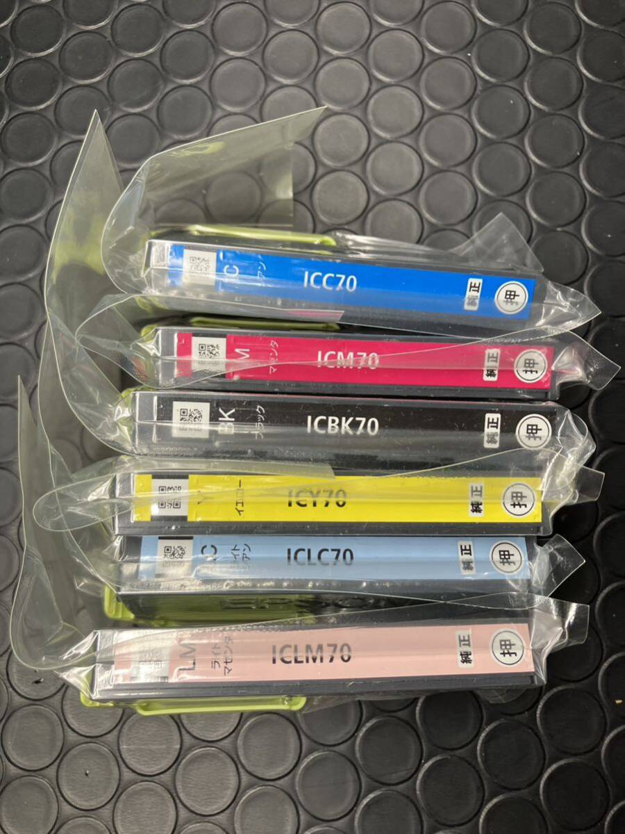 【未使用】未使用 エプソン EPSON 純正IC70インク 標準容量6色の落札情報詳細 - Yahoo!オークション落札価格検索 オークフリー