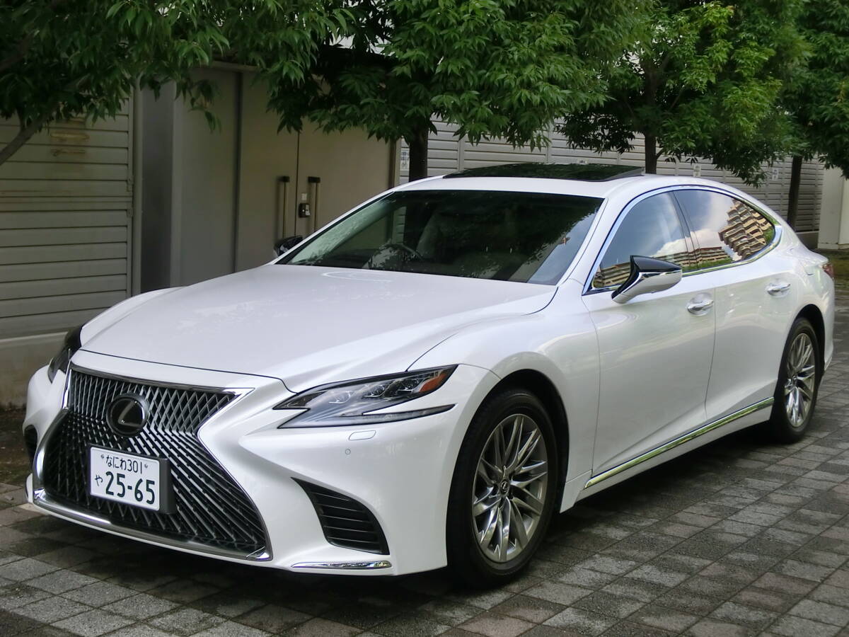 【走行距離 45,620 km】H29年新同「レクサスLS500-iパッケージ」売切!電動サンルーフ/アラウンドビューモニター/本革パワーシート＆エアシート/純正ナビ＆地デジTVの落札情報詳細 ...