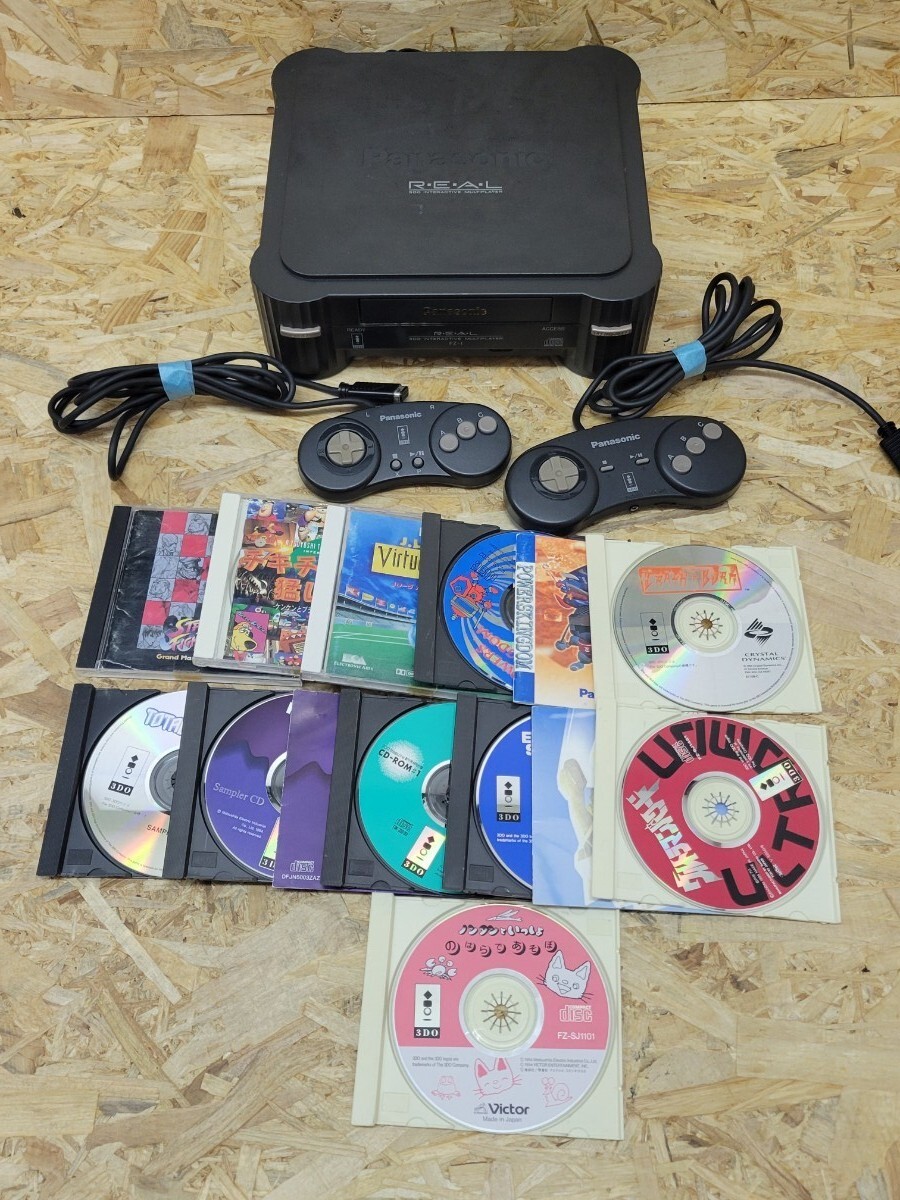【傷や汚れあり】Y Panasonic 3DO REAL 本体 ソフトまとめて FZ-1 FZ-JP1X FX-JP2X スト2 チキチキ ...