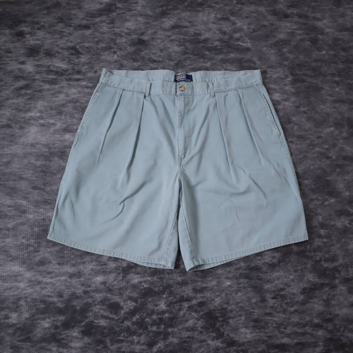 【目立った傷や汚れなし】P935 Polo by Ralph Lauren Wide Color Chino Shorts Ice Blue ...