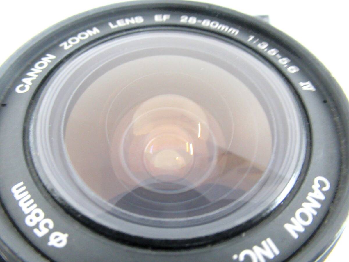 【やや傷や汚れあり】【Canon/キヤノン】申⑤67//CANON EOS40D CANON ZOOM LENS EF 28-80mm 1:3 ...