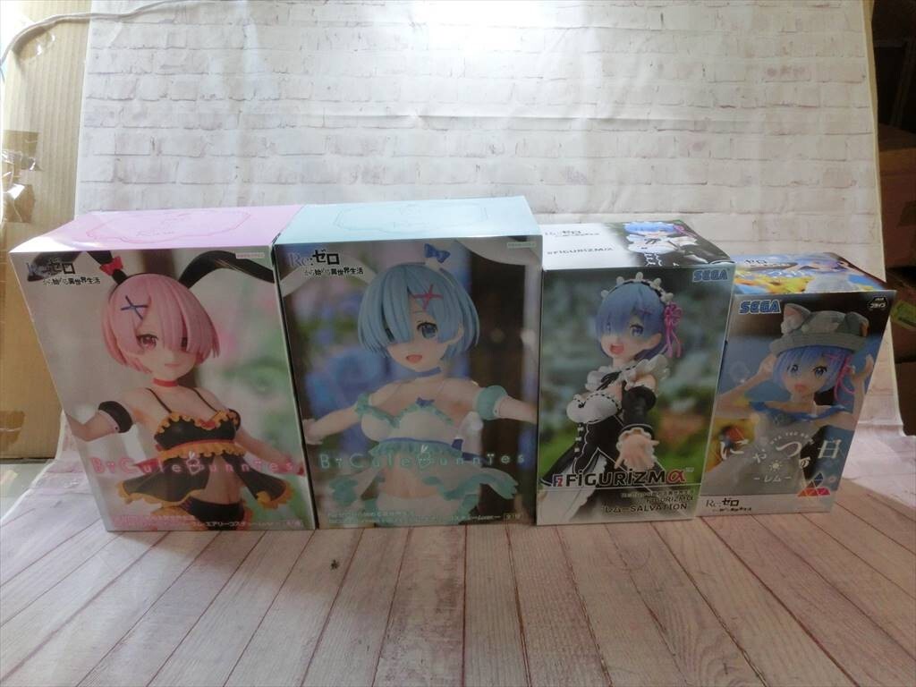 【未使用】T【4さ-58】【140サイズ】未開封/Re：ゼロから始める異世界生活 フィギュア レム・ラム 計4個セット/リゼロ/※外箱傷み有の落札情報詳細 - Yahoo!オークション落札価格 ...