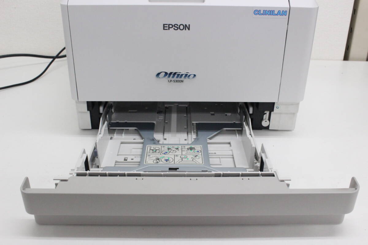 【全体的に状態が悪い】通電OK EPSON/エプソン モノクロレーザープリンター LP-S300N 印刷枚数約250枚 プリンター 事務用品 ...