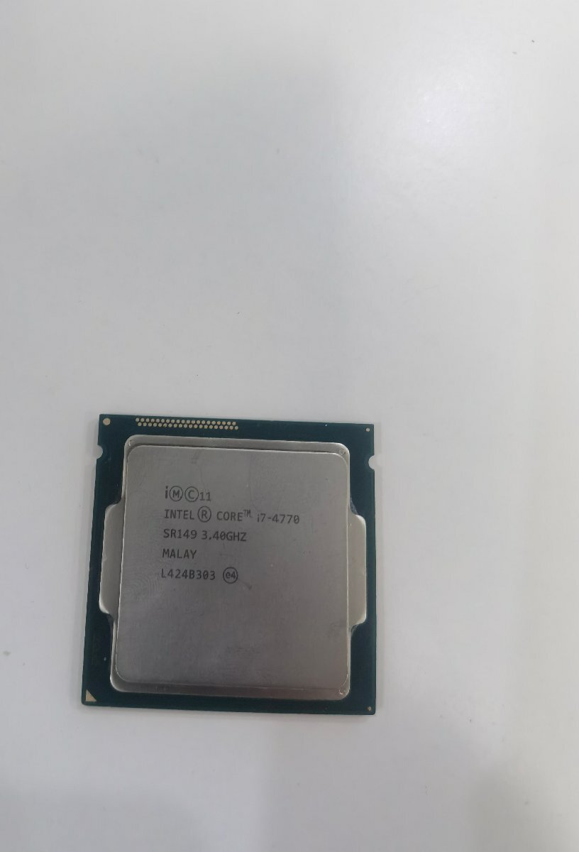 【やや傷や汚れあり】Intel CPU Core i7 4770 LGA【中古】CPUの落札情報詳細 - Yahoo!オークション落札価格検索 オークフリー