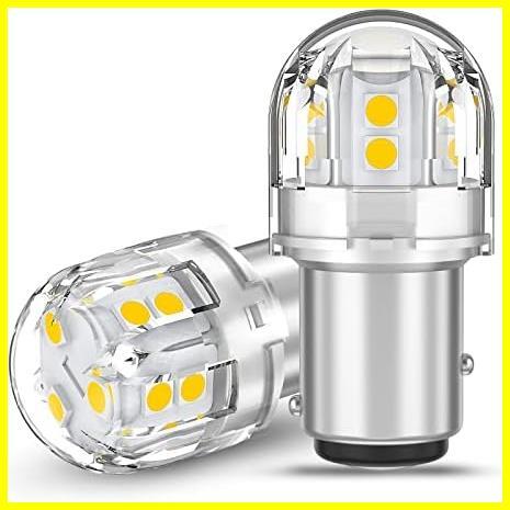 【未使用】★★S25ダブル球_ホワイト★ ホワイト P21/5W BAY15D 15連3030SMD テールランプ/ブレーキランプ 爆光 LED ダブル球 S25 12V-24V車用の落札情報 ...