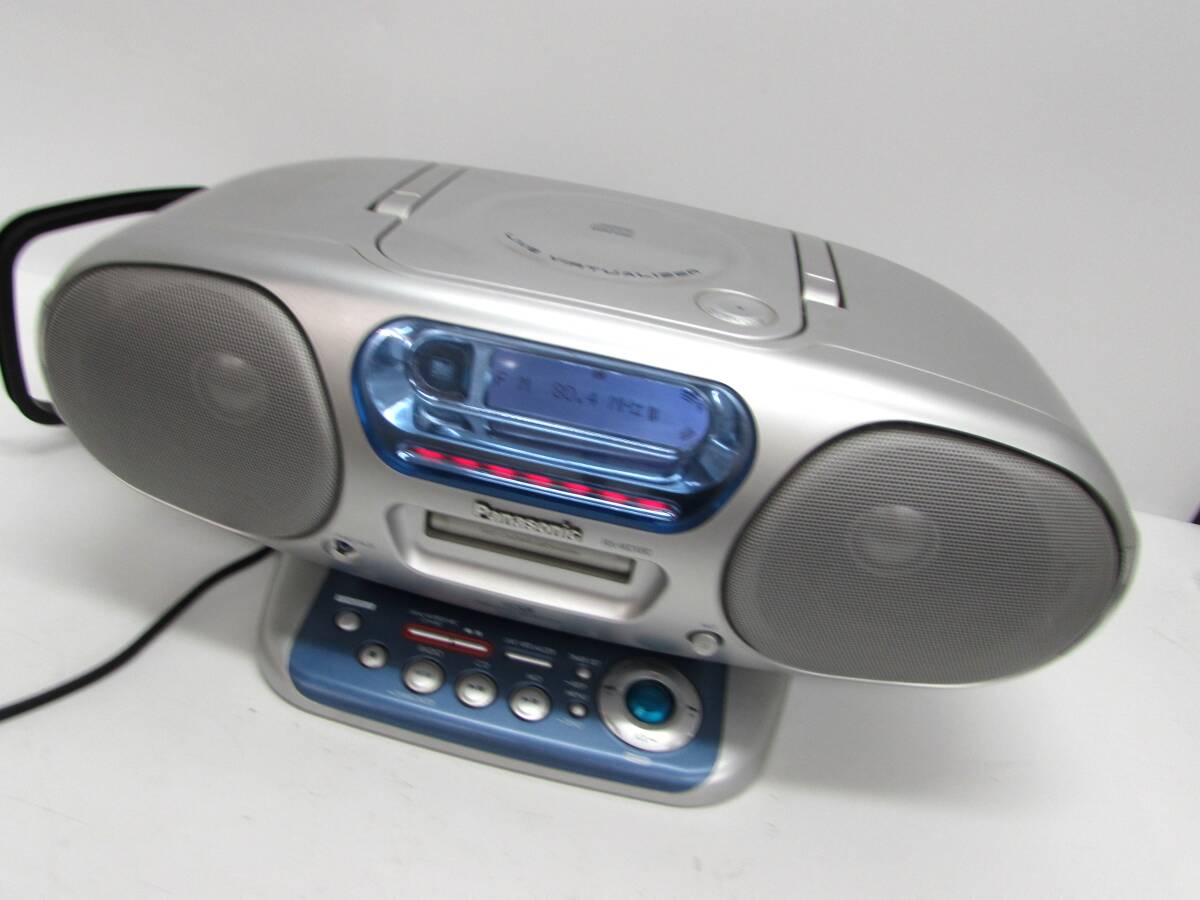 【傷や汚れあり】Panasonic パナソニック RX-MDX60 MD CD ラジカセ パーソナルMDシステム CD難あり 通電OK 現状品 ...