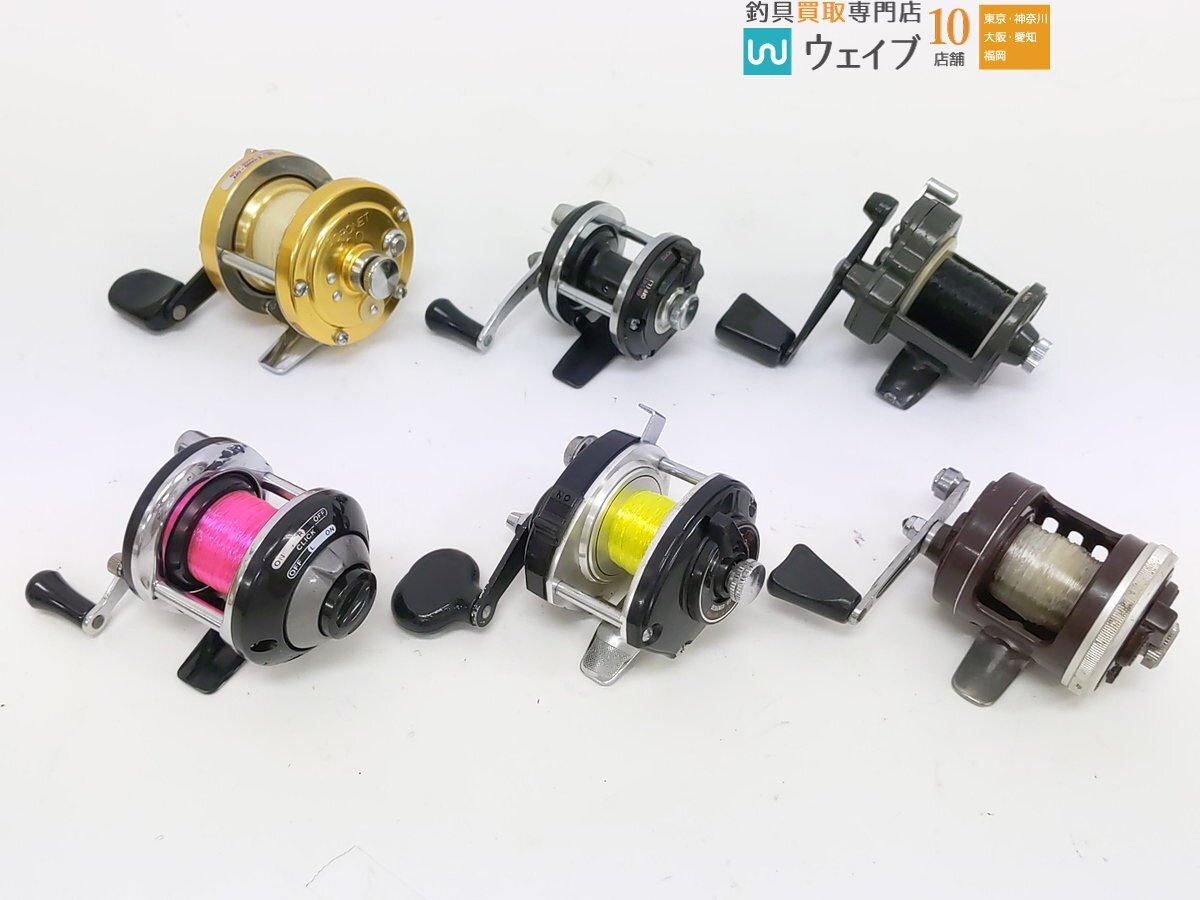 【傷や汚れあり】ダイワ コロネット 100・コロネット ST-5RL・スーパーコロネット ST10RL、シマノ デミ 100 他 計6点セット ...