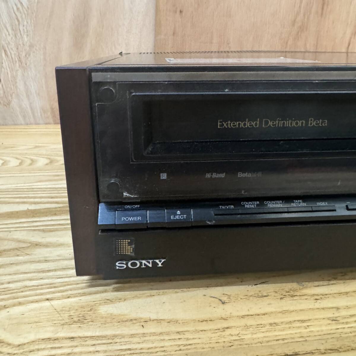 【傷や汚れあり】☆SONY ソニー VIDEO CASSETTE RECORDER ビデオカセットレコーダー EDV-9000 ED ベータ ...