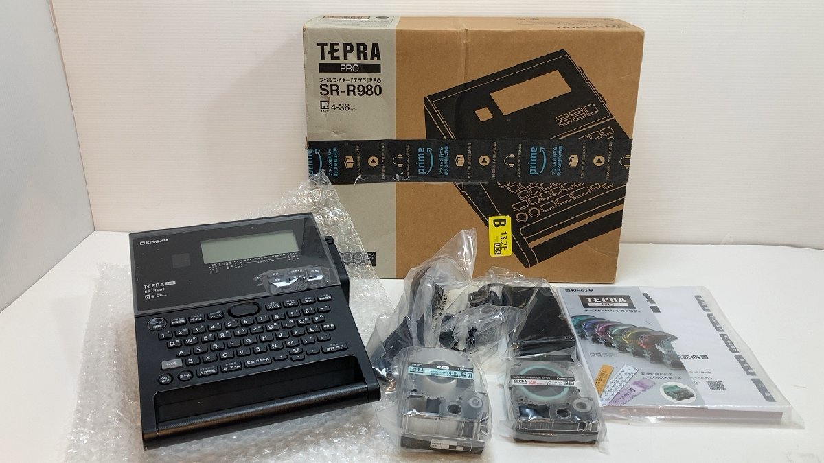 【未使用】未使用品！ KING JIM ラベルライター TEPRA PRO SR-R980 ビジネス向け「テプラ」PROの最上位モデル 領収書発行OK ※外箱にダメージ有の落札情報詳細 ...